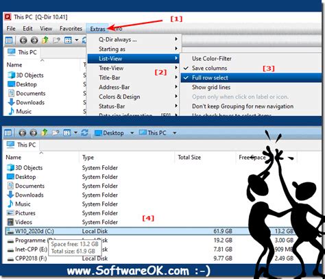 Mark The Whole Line In Q Dir The Quad Explorer
