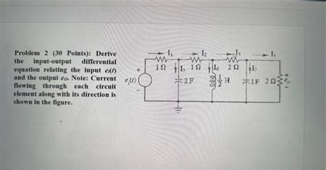 solved problem 2 30 points derive the input output