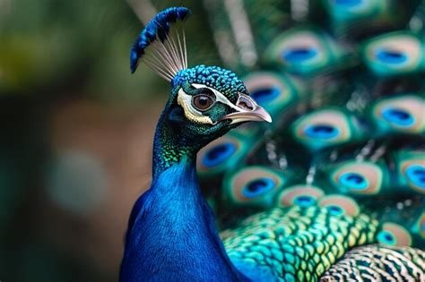 Photography Of Peacock Animal Premium Ai Generated Image