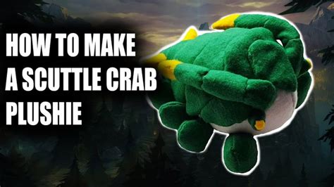 How To Make A Scuttle Crab Plushie Free Pattern Plush Pattern