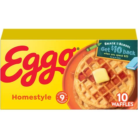 Kelloggs Eggo Eggo Frozen Waffles Frozen Breakfast Breakfast Food Original Same Day Delivery