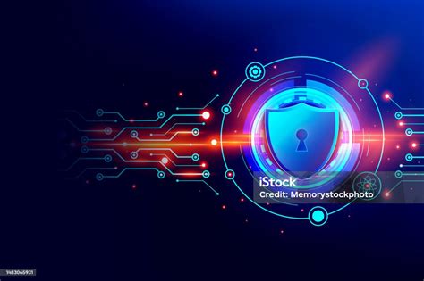 데이터를 보호하기 위한 사이버 보안 및 개인 정보 보호 개념 잠금 아이콘 및 인터넷 네트워크 보안 기술 익명의 해커에 의한 디지털 범죄 사이버 보안 벡터 그림 네트워크