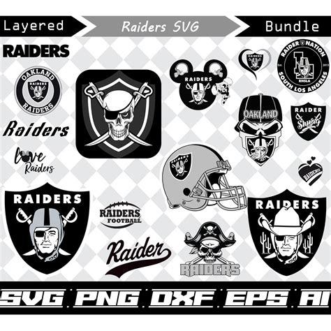Raiders Svg Raiders Football Svg Raiders Logo Svg Raiders Football
