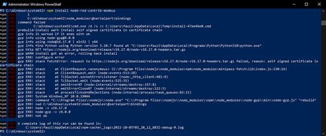 Cant Install Modbus On Node Red General Node Red Forum