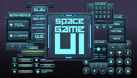 Space Game Ui Thegameassetsmine