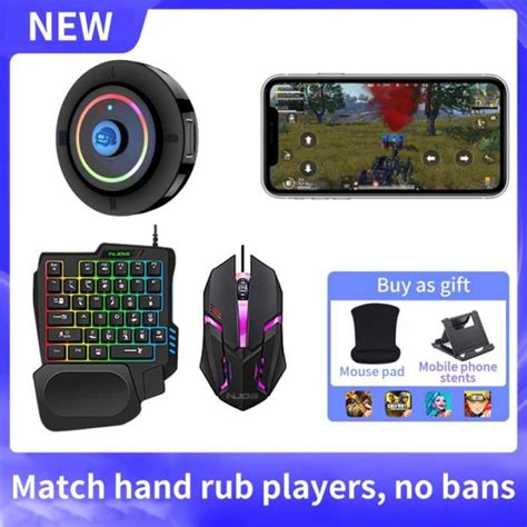 Professional Gaming Keyboard Mouse Converter Adapter For Android Ios Apple Mobile Phone Tablet