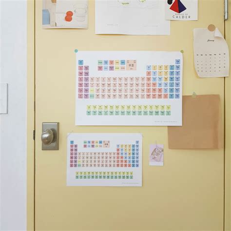 G마켓 심플 A3 원소주기율표 원소기호 화학