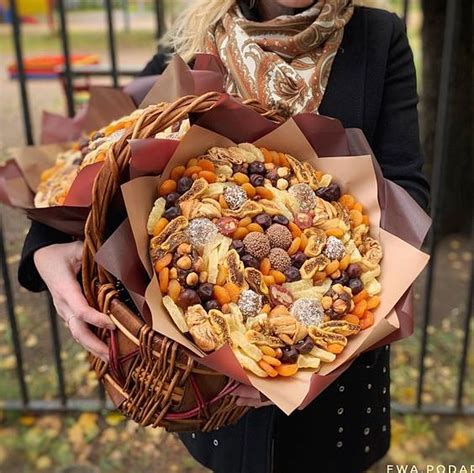 Букет из сухофруктов в 2024 г Сухофрукты Букет