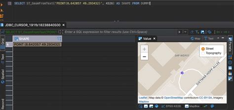 Explore Visualization Options For Spatial Data In Sap Hana Cloud Sap