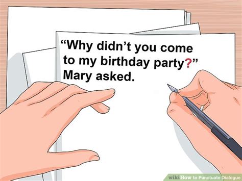 How To Punctuate Dialogue 15 Steps With Pictures Wikihow