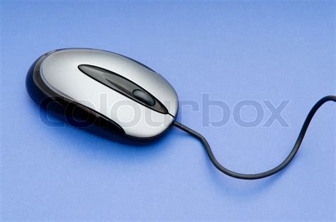 Computer Mouse On The Background Stock Image Colourbox