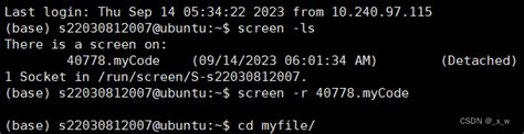 【11】使用linux命令语句screen让代码离线在服务器上运行 xshell screen csdn博客