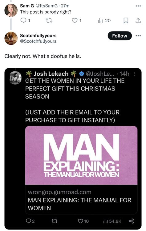 MAN EXPLAINING THE MANUAL FOR WOMEN