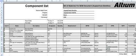 Excel Bom Template Microsoft Excel Bom Template Dynamics