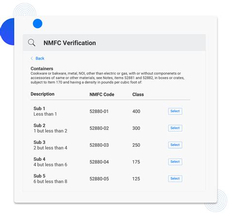Nmfc Verification Freight Class Accuracy