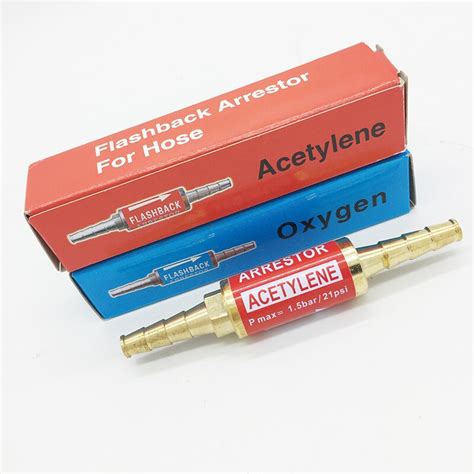 1 Paar Professionele Zuurstof Acetyleen Flashback Vicedeal