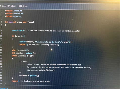 Solved Lines 24 Sloc ∣650 Bytesint Mainint Argc Char