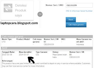 Cara Cek Garansi Laptop Lenovo Homecare