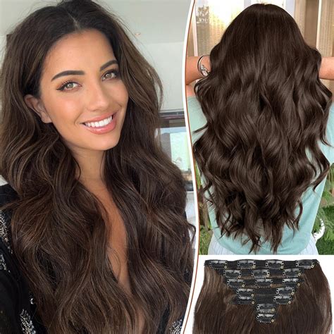 Clip In Hair Extensions 4pcs 20 Inch Hair Extensions For
