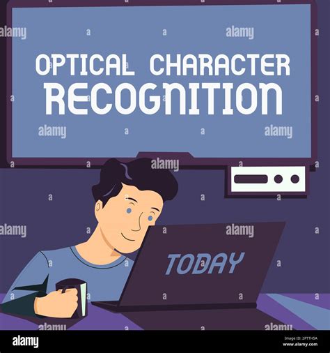 Sign Displaying Optical Character Recognition Word Written On The