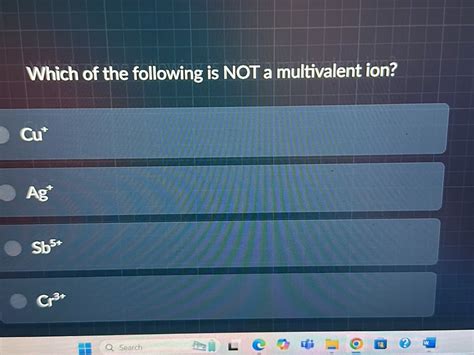 Which Of The Following Is Not A Multivalent Studyx