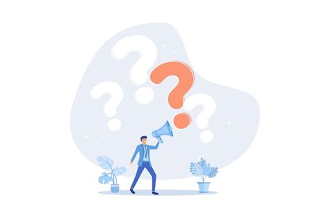 Premium Vector Ask Question For Answer Or Solution To Solve Problem