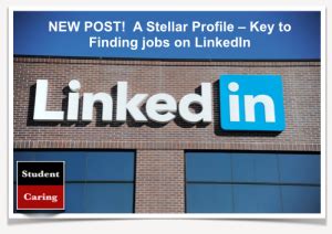 A Stellar Profile Key To Finding Jobs On LinkedIn