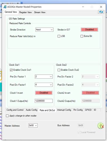 Verify The Master Clock Frequency On Ad2428 Eval Board Q A A2B EngineerZone