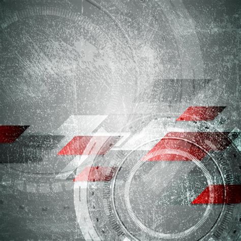 Premium Vector Tech Grunge Textural Abstract Geometric Background