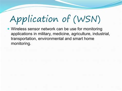 wireless sensor network wsn pptx