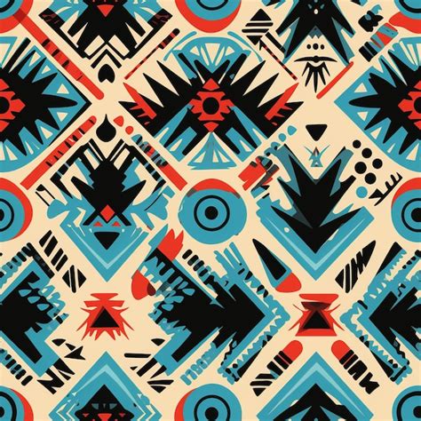 Premium Ai Image Boho Seamless Pattern