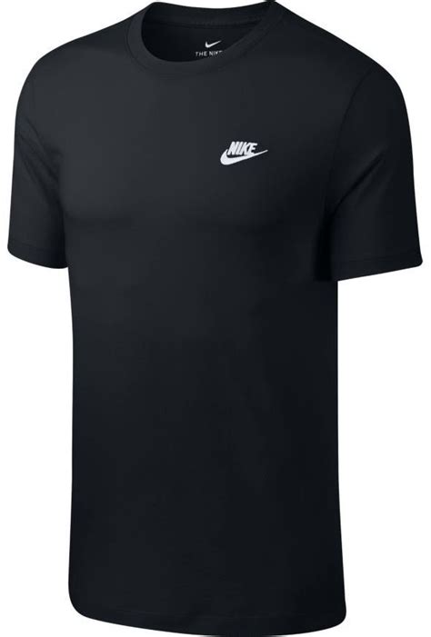 тенісна футболка чоловіча Nike NSW Club Tee black/white. TennisMaster ...