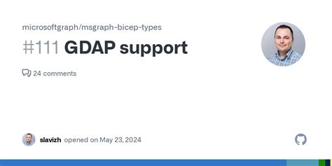 Gdap Support · Issue 111 · Microsoftgraphmsgraph Bicep Types · Github