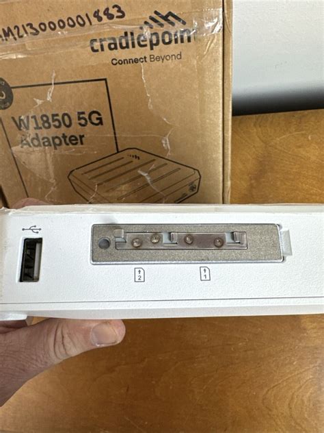 Cradlepoint W Series 5g Wideband Adapter Modem W1850 5gb Router Be03 18505gb Gn Ebay