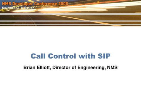 Ppt Call Control With Sip Powerpoint Presentation Free Download Id5867827