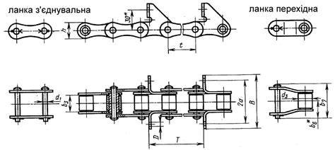 Ланцюг елеватора зернового ТРД 38 0 4600 2 2 6 4 ДОН 1500 L 4 446 м Агрокод інтернет