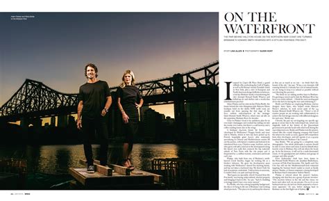 Developers Of Howard Smith Wharves Adam Flaskas And Elisha Bickle Shot