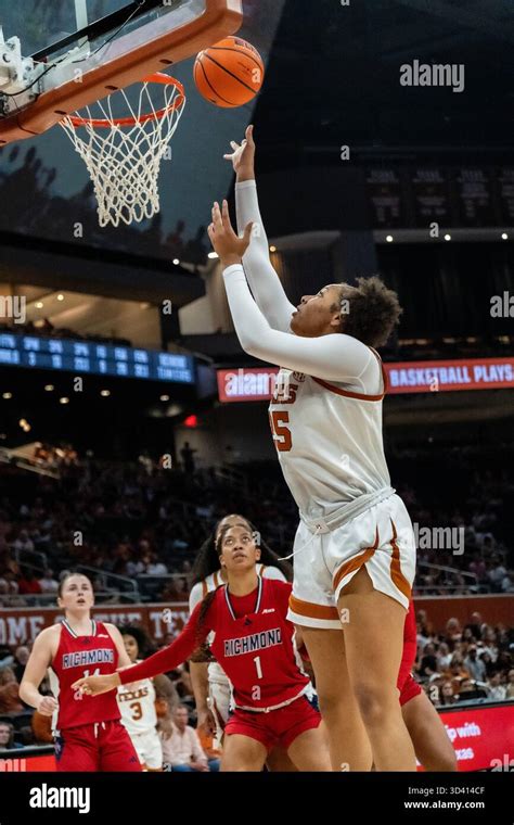 Nov 7 2025 Breya Cunningham 25 Of The Texas Longhorns In Action Vs The Richmond Spiders At