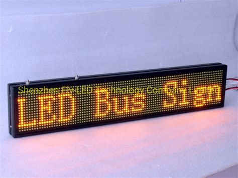 Waterproof LED Scroll Display P Programmable LED Message Sign Single Color Outdoor LED