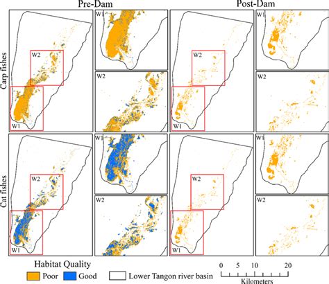 Rule Based Decision Tree Driven Fish Habitat Quality Models Of Four