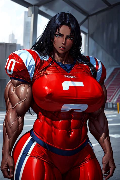 AI Generated - Female Football Player 14 by Turamarth14 on DeviantArt