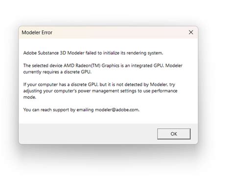 Substance Modeler Failed To Initialize Its Rendering System Rsubstance3d
