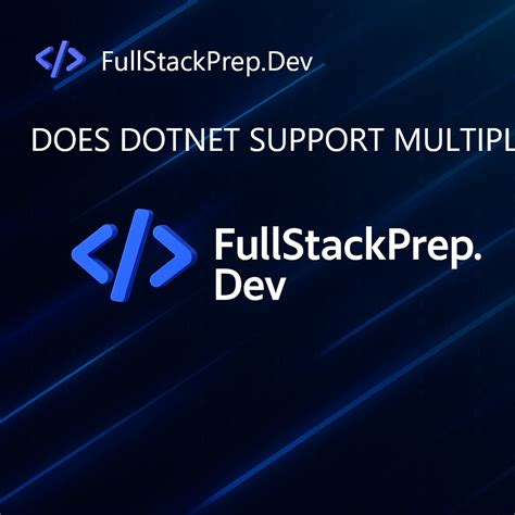 Does Net Support Multiple Inheritance Fullstackprepdev Fullstackprepdev