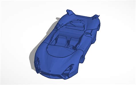3d Design Ssc Tuatara Blue Body Tinkercad