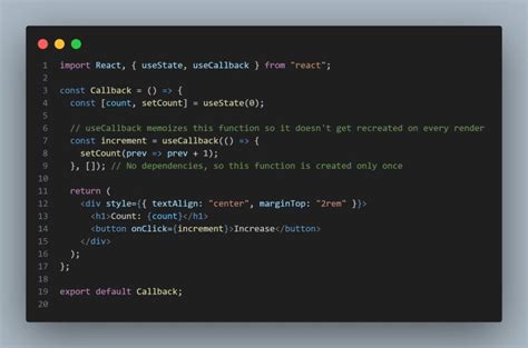 Usecallback A React Hook For Memoized Functions Emeka Eze Posted On The Topic Linkedin