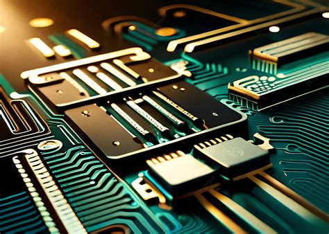 Microprocessor Technology Background Artificial Intelligence Circuit Board Micro Technology
