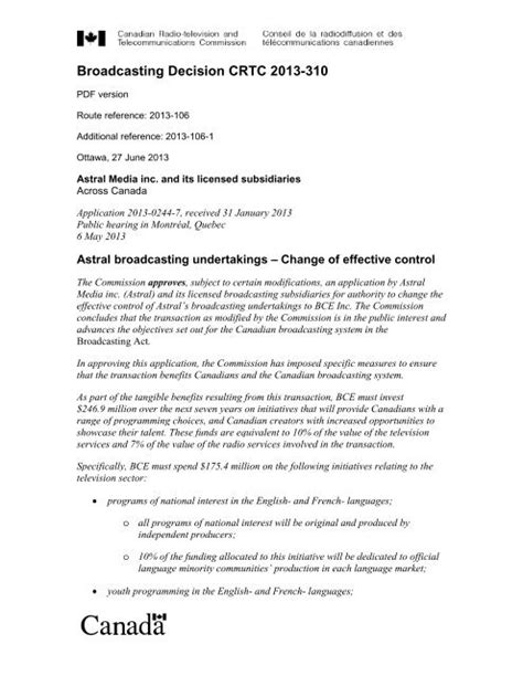 Pdf Télécharger Crtc Regulations Gratuit Pdf
