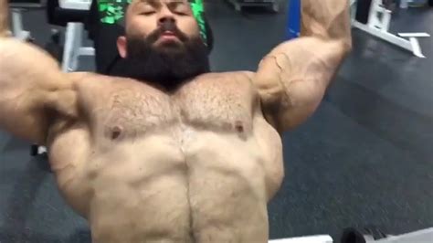 Hairy Pit Posing Chest Exercises