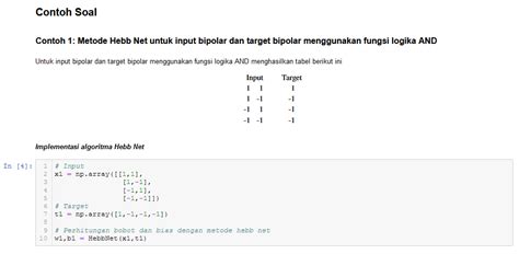 Github Rinroyahebb Net Implementasi Algoritma Hebb Net Dengan