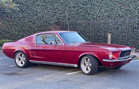 Red 67 Mustang Fastback